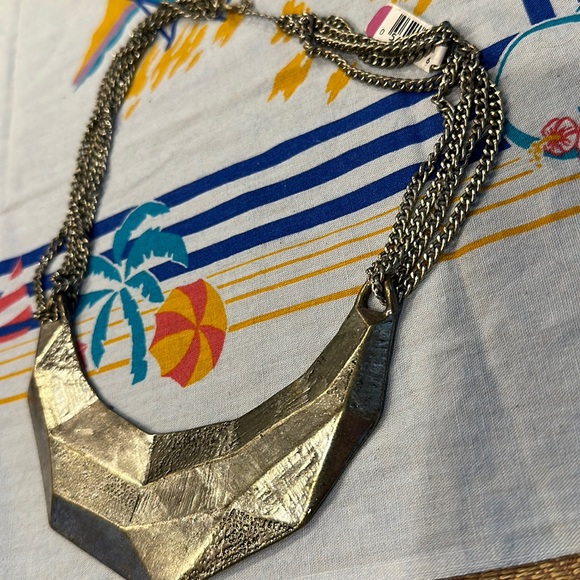 Jewelry | Nwt Retro Heavy Silver Necklace | Poshmark
